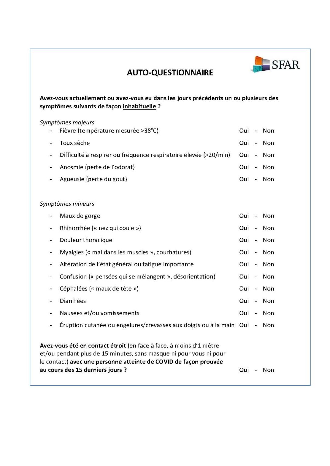 Info COVID-19 déconfinement - Fiches pratiques - Professionnels de santé
